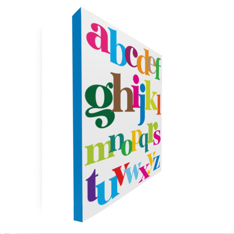 Alphabet - 12 x 16 Canvas - Artwork Salad | An Eclectic Mix of Artwork